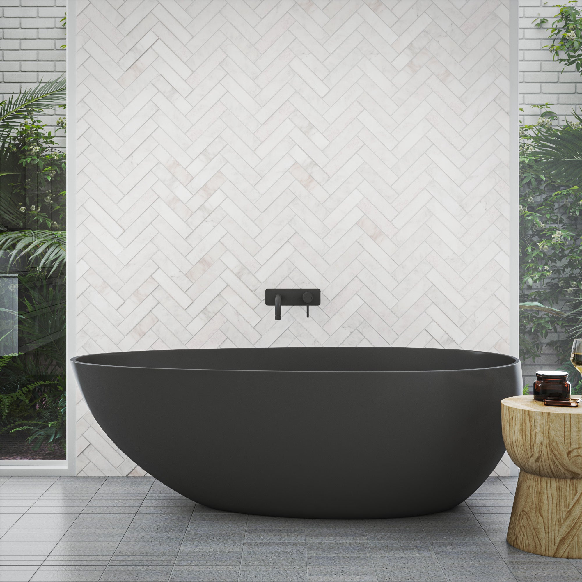 Brancusi Stone Composite Bath – Timeless Beauty – Volupto